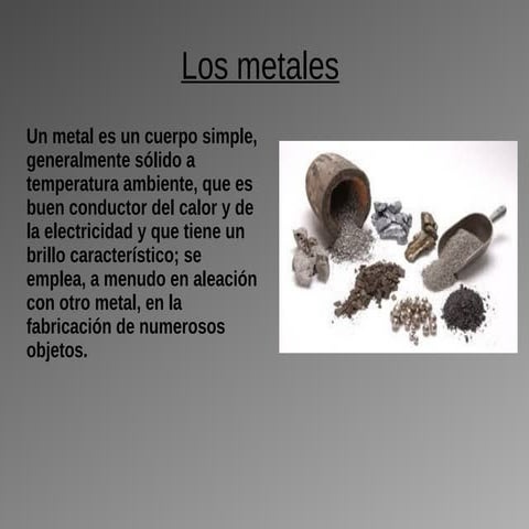 Metales | ODP
