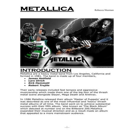 Metallica | PDF
