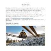 Metal recycling | PDF