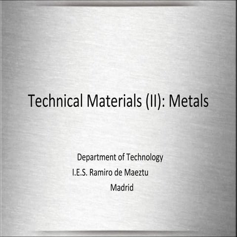Metals | PPT