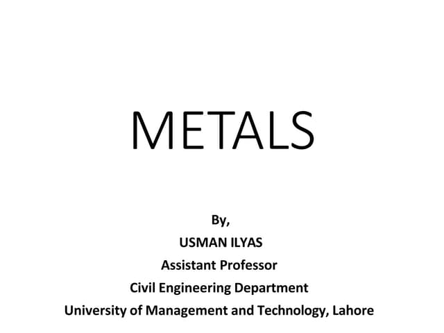 Metal | PPTX