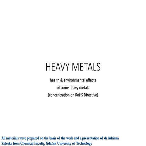 Metals 3 (heavy_metals) | PPT