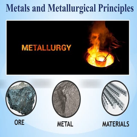 Metals and Metallurgical Principles.pptx | Chemistry | Science