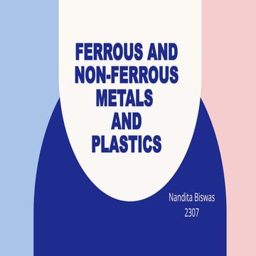 METALS AND PLASTIC AND IMPORTANCE OF IT .pptx