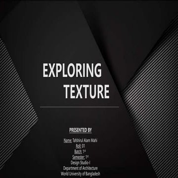 Metal Texture and Use of Metal-MaHi.pptx