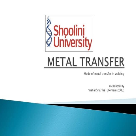 Metal transfer | PPTX
