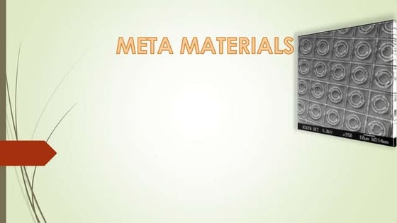 Metamaterial | PPTX