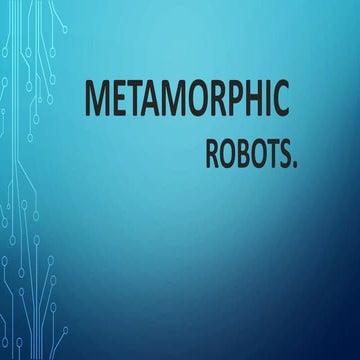 Metamorphic robots.ppt