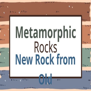 Metamorphic Rocks all about it so you know | PPTX