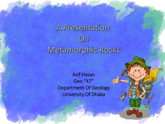Metamorphism and types of metamorphism | PPTX | Geology | Science
