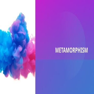 Isochemical process by which rocks are changed by heat and | PPT