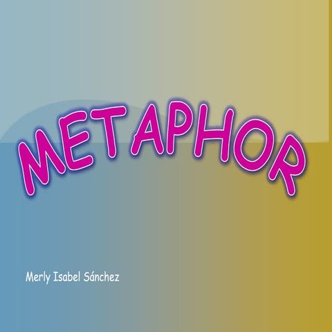 Metaphor | PPTX