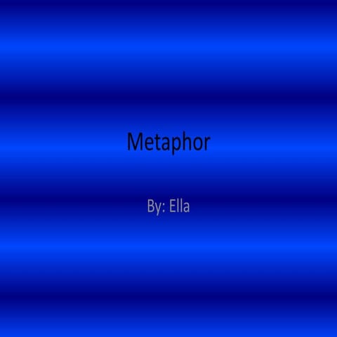 Metaphor | PPTX