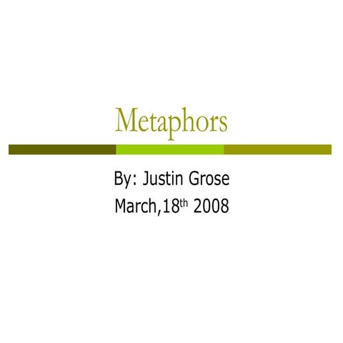 Metaphors | PPT