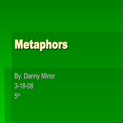 Metaphors | PPT