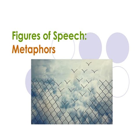 Figures of speech: Metaphors | PPT