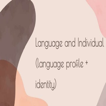 How Language affects your thoughts | PPT