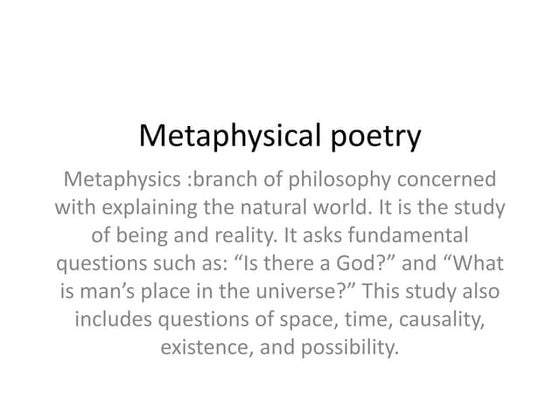 Metaphysical Poet John Donne | PPTX | Poetry | Books and Literature