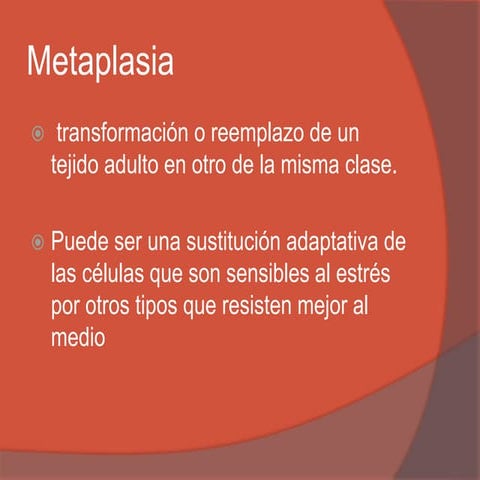 Metaplasia | PPTX