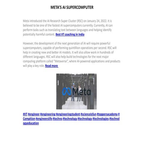 META’S AI SUPERCOMPUTER.pptx