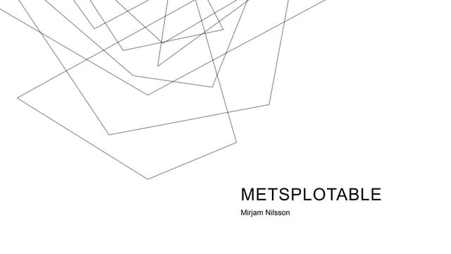 Metasploitable Pptx
