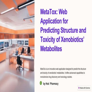 MetaTox-Web-Application-for-Predicting-Structure-and-Toxicity-of ...