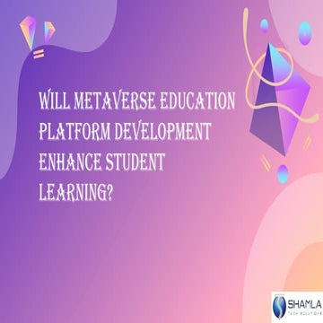 Metaverse Education Development | PPTX