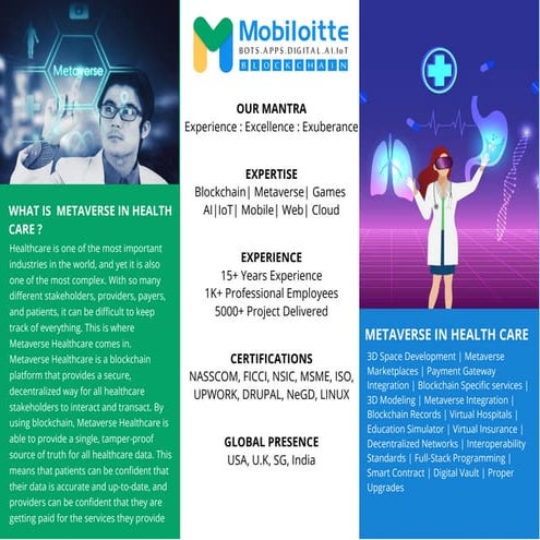 Metaverse Health Care In Services | PDF