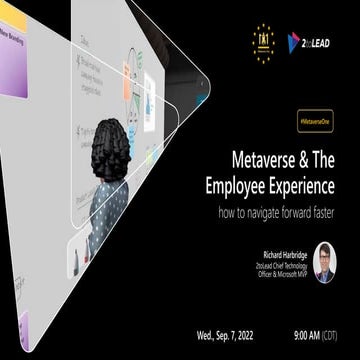 Metaverse & The Employee Experience How To Navigate Forward Faster | PDF