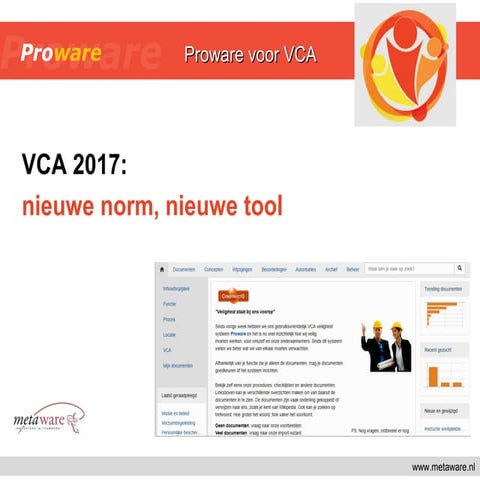 Digitaal VCA systeem - software voor VCA 2017 | PPT