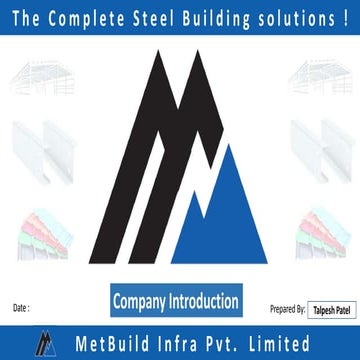 Metbuild - PEB - Steel Building | PPSX