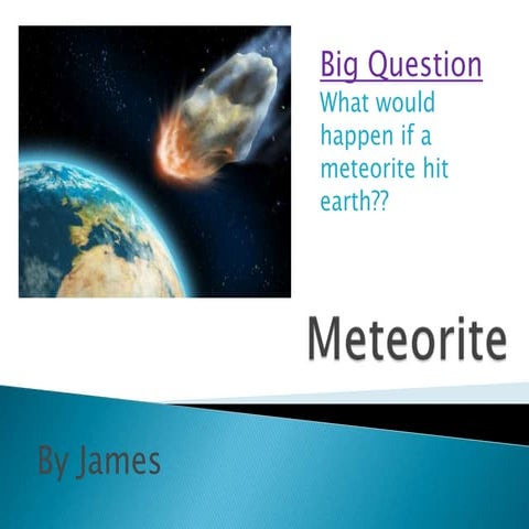 Meteorites by James | PPT