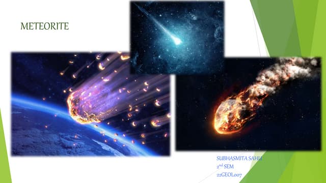 Meteorites lecture Introduction Types meteor | PPT