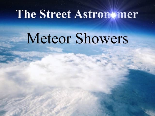 Meteor shower | PPT