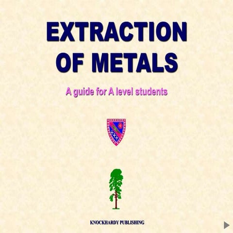 Extraction Of Metals | PPT