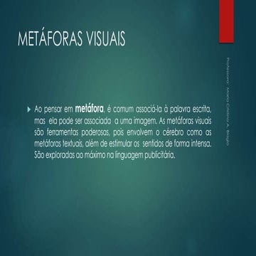 Metáforas visuais | PPTX