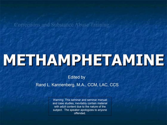 Methamphetamine | PPT