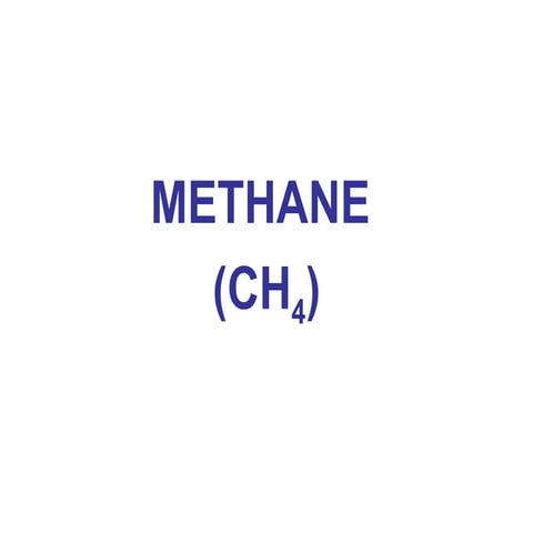 Methane gases in Indian coal mine and effect | PPT