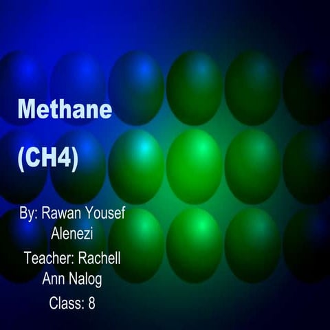 Methane (ch4) | PPT
