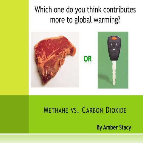 Methane vs Carbon Dioxide | PPTX | Environment | Science