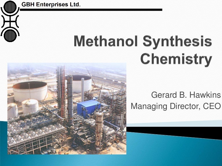 Methanol Synthesis Chemistry
