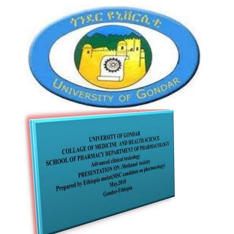 Methanol toxicity | PPT