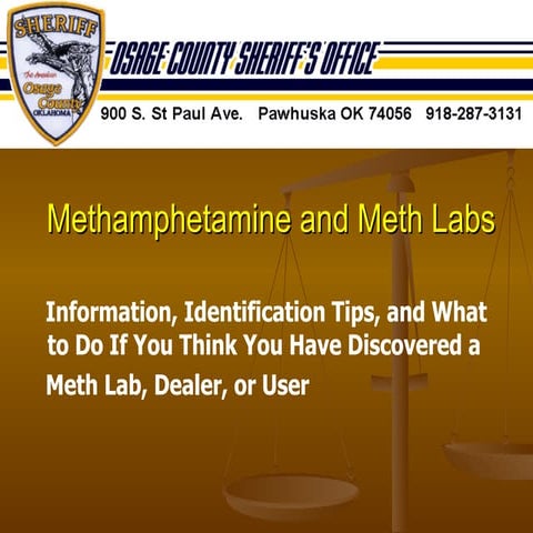 Meth labs | PPT