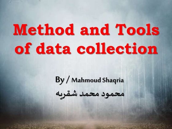 different methods of data collection : Merits and Demerits | PPTX | Science