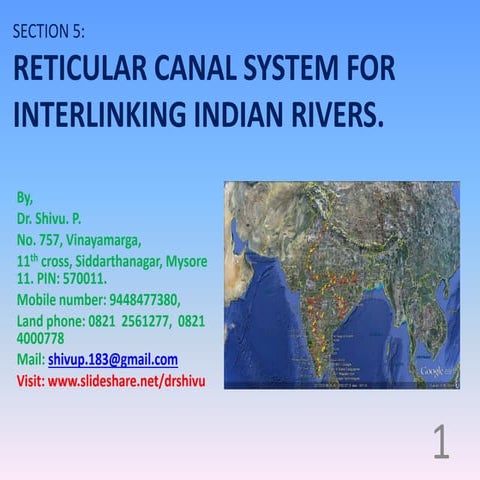 Method matters in inter linking rivers | PPT