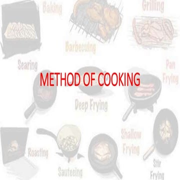 Method of cooking | PPTX