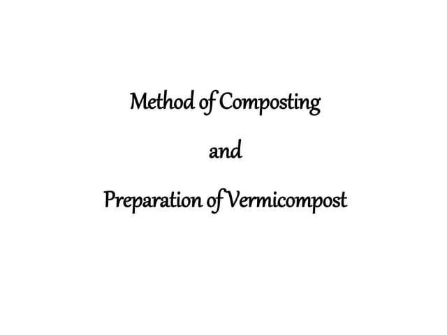 Techniques of vermiwash production.pptx unit 4 | PPTX
