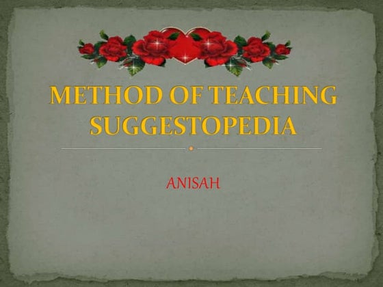 Suggestopedia | PPTX
