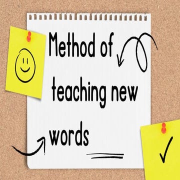 Method of teaching new words Method of teaching new words | PPTX
