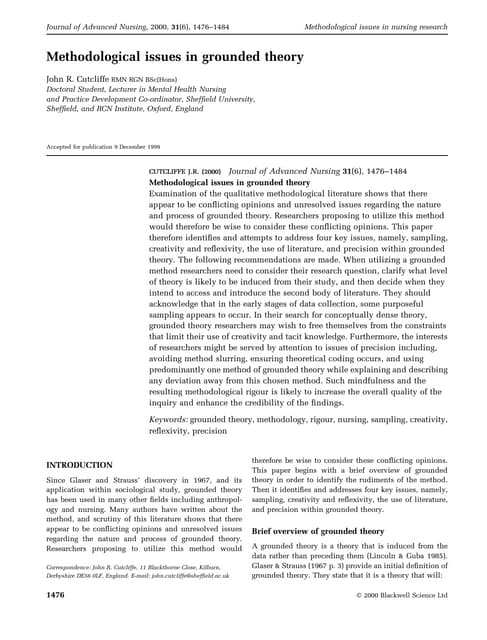 Grounded Theory as an Emergent Method.pdf | Science